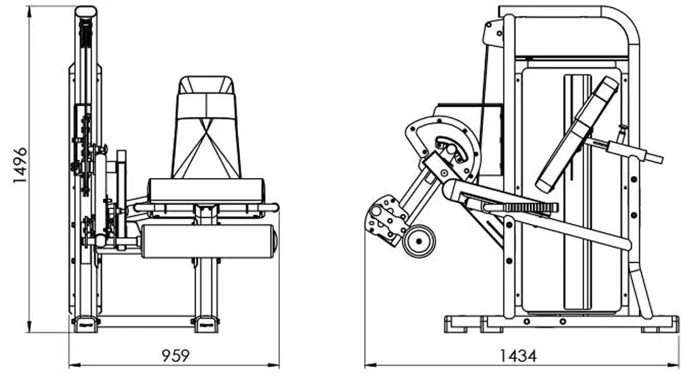 JK Sportvertrieb Profi Shop. Exigo Leg Extension zum top Preis
